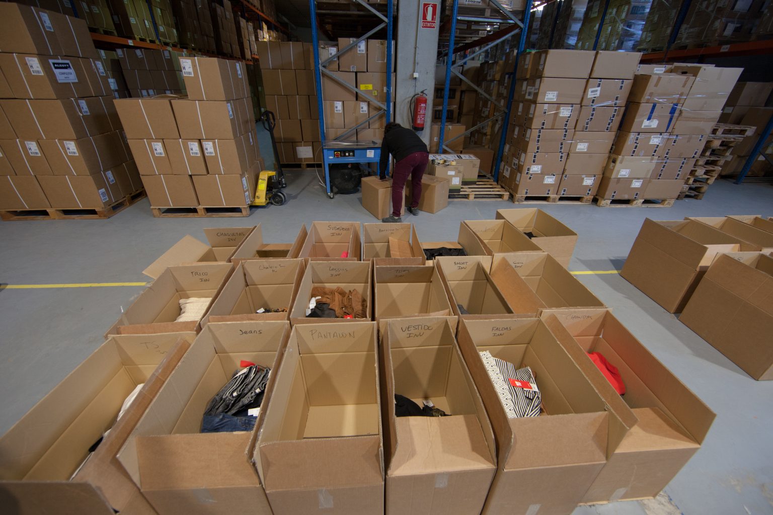 Scale sorting - Tekstila